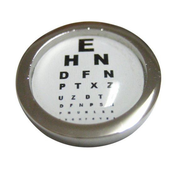 Kiola Designs | Other | Bordered Round Optometrist Board Design Magnet ...